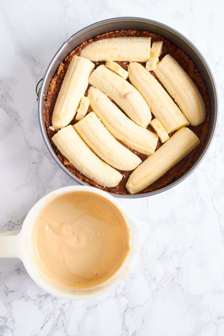 Banoffee Protein Mousse Pie - For The Pleasure Of Eating