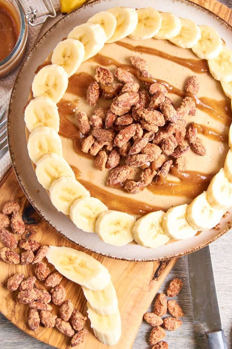 Banoffee Protein Mousse Pie - For The Pleasure Of Eating