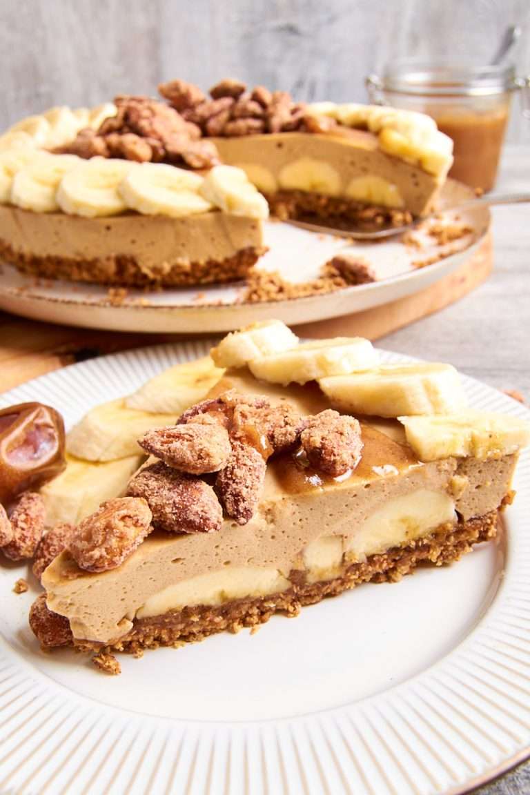 Banoffee Protein Mousse Pie - For The Pleasure Of Eating