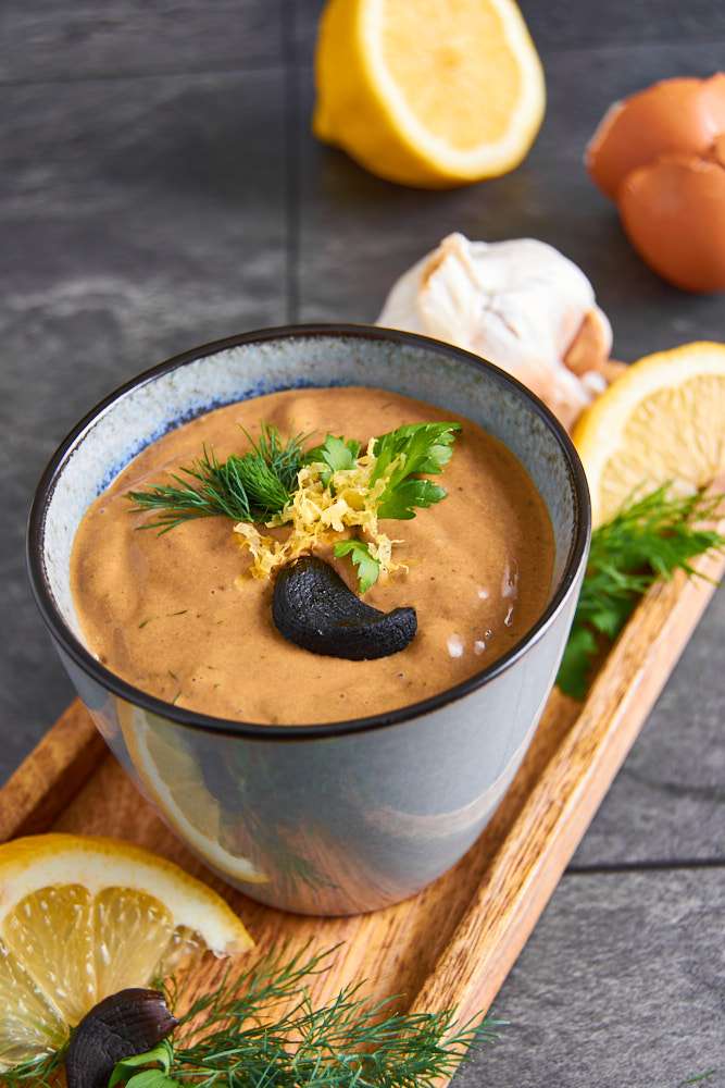 Black Garlic Aioli - For The Pleasure Of Eating