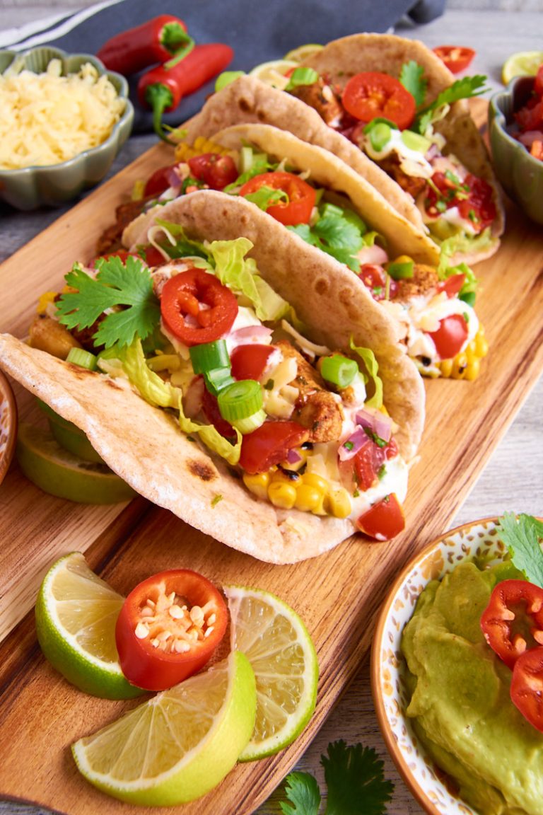Healthy Chicken Tacos - For The Pleasure Of Eating