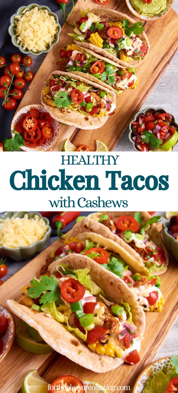 Healthy Chicken Tacos - For The Pleasure Of Eating