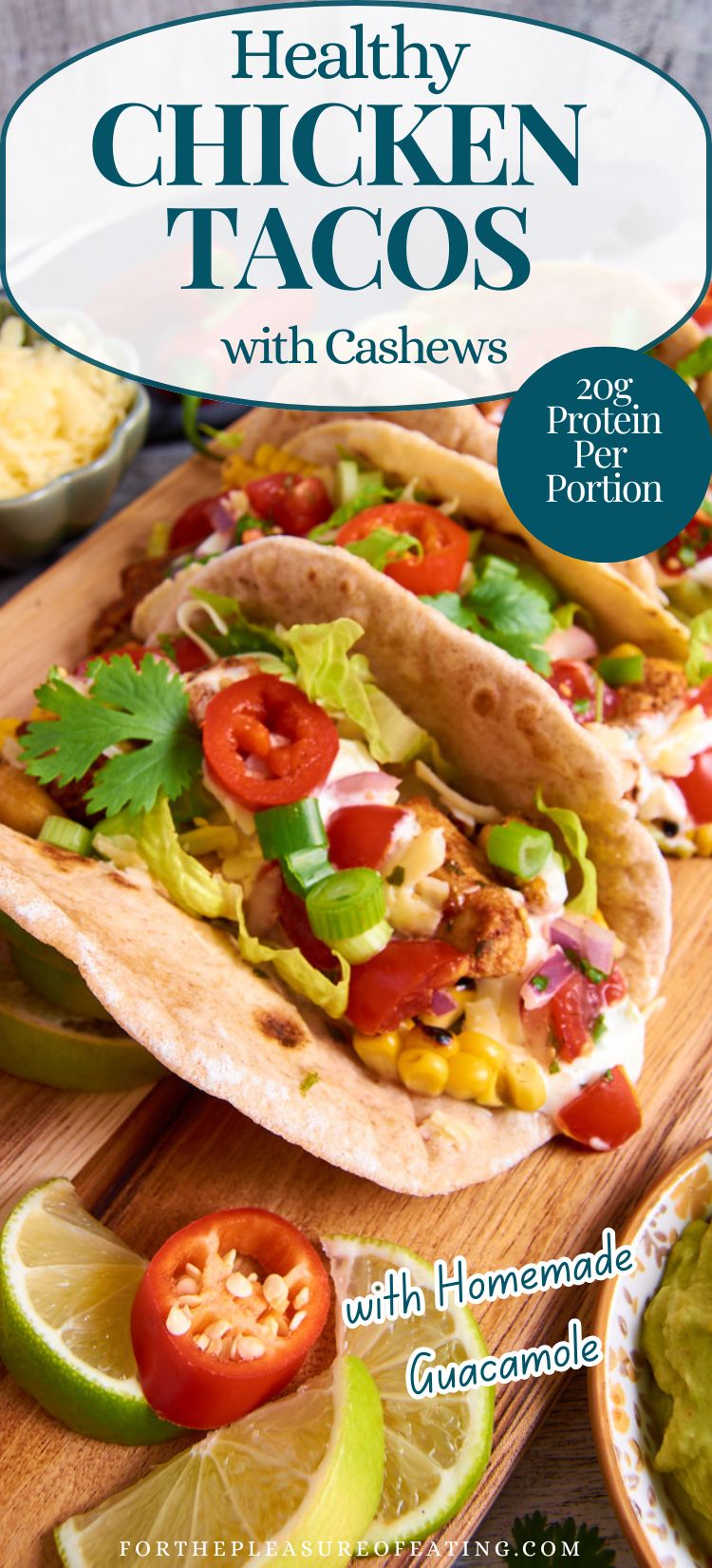 Healthy Chicken Tacos - For The Pleasure Of Eating