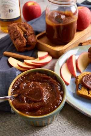 Pressure Cooker Apple Butter with Malt - For The Pleasure Of Eating