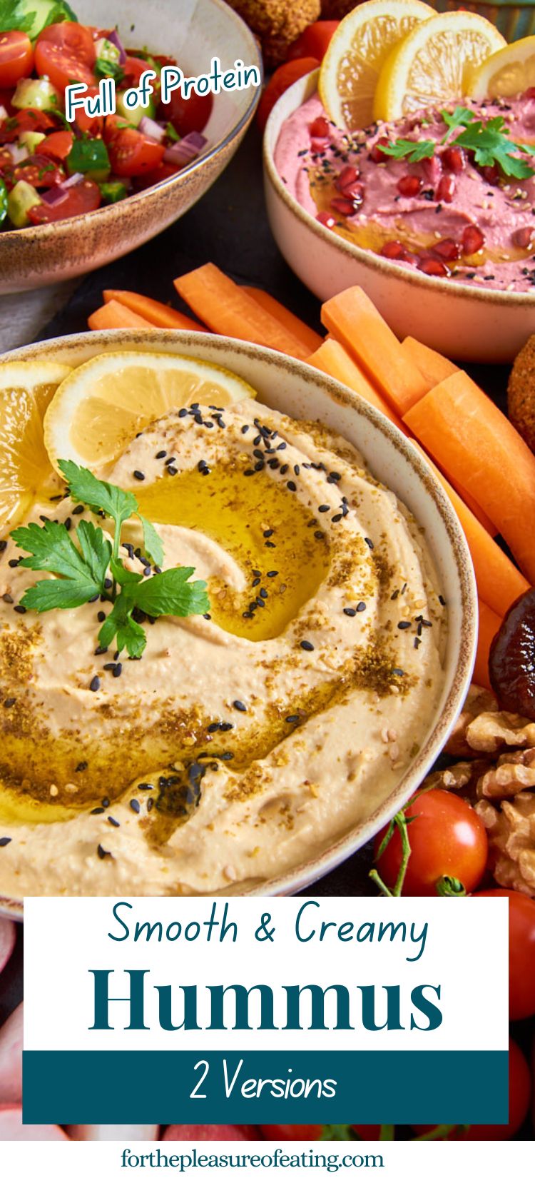 Hummus Two Ways - For The Pleasure Of Eating
