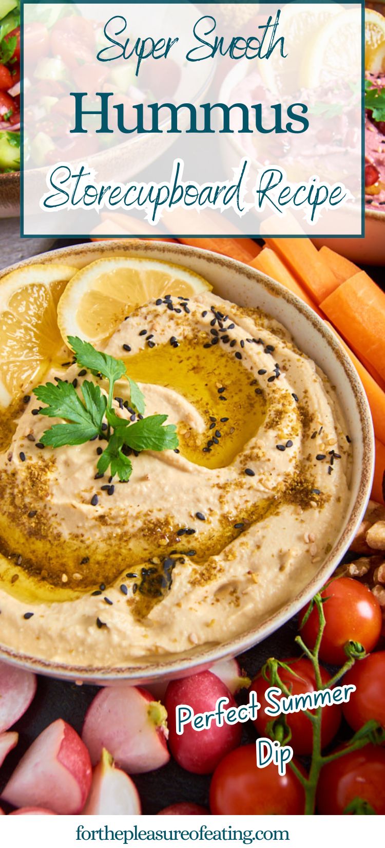 Hummus Two Ways - For The Pleasure Of Eating