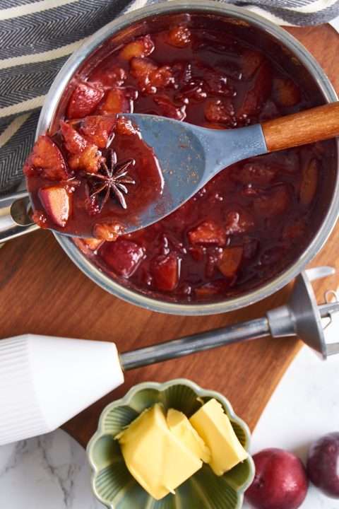 Spiced Plum Curd - For The Pleasure Of Eating