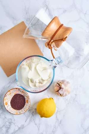 Roasted Garlic Lemon Labneh - For The Pleasure Of Eating