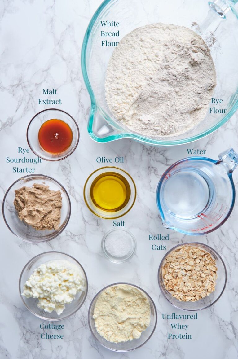 German Sourdough Protein Rye Bread - For The Pleasure Of Eating